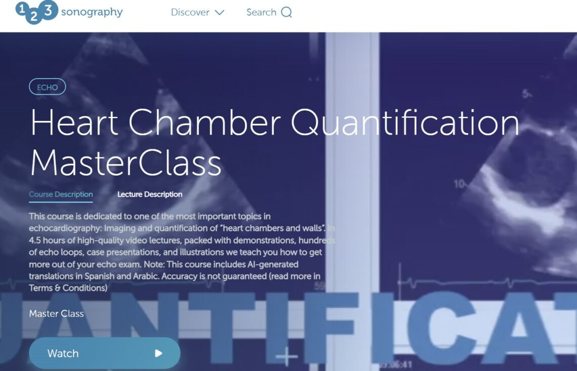 Heart Chamber Quantification Master Class 123 - eMedical-Book